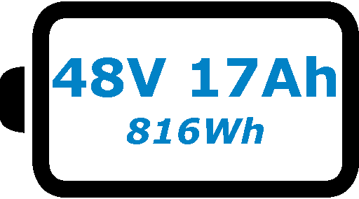 Logo batterie 48V 17Ah | MOBYGUM